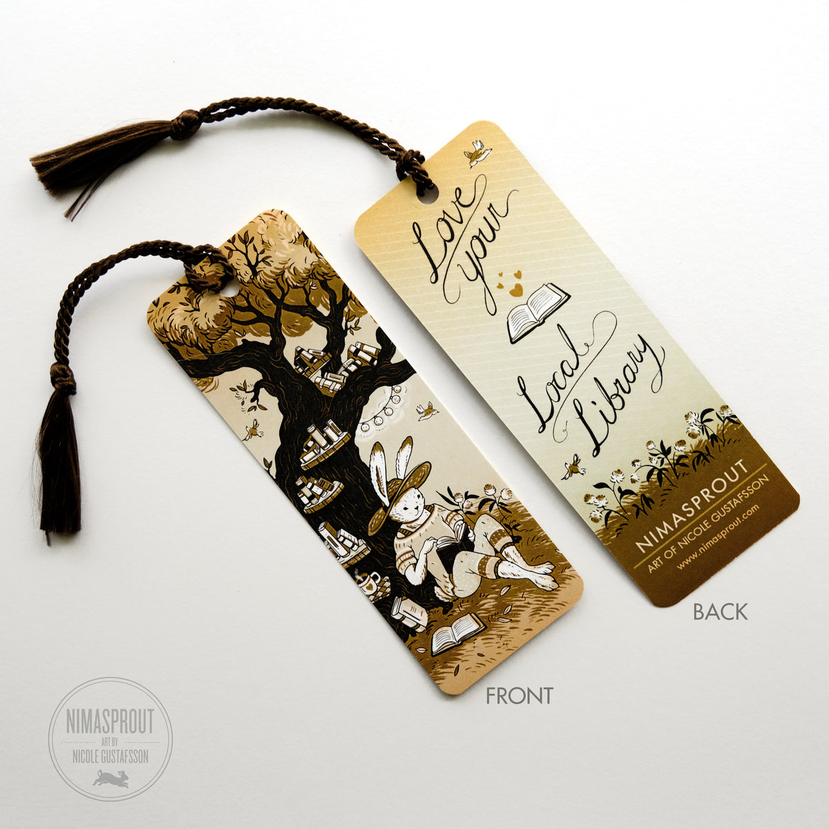 Love Your Local Library – Nimasprout - Art by Nicole Gustafsson